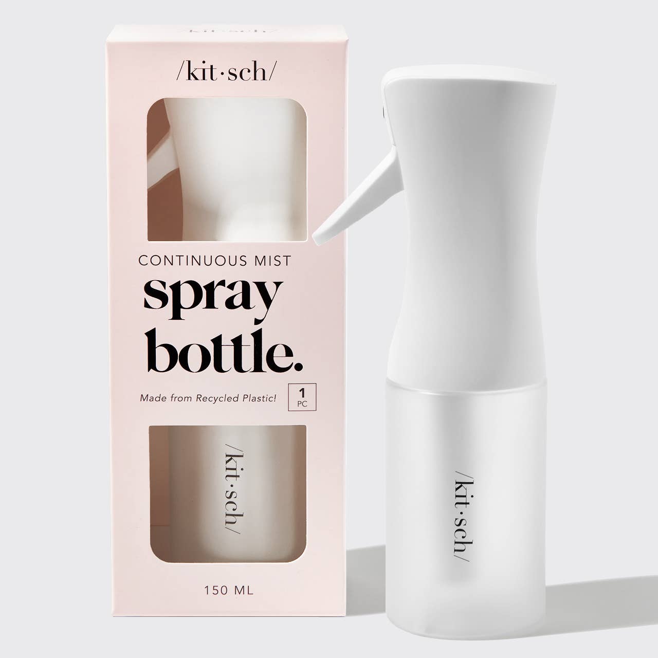Recycled Plastic Continuous Spray Bottle - White – Splendor Beauty Emporium