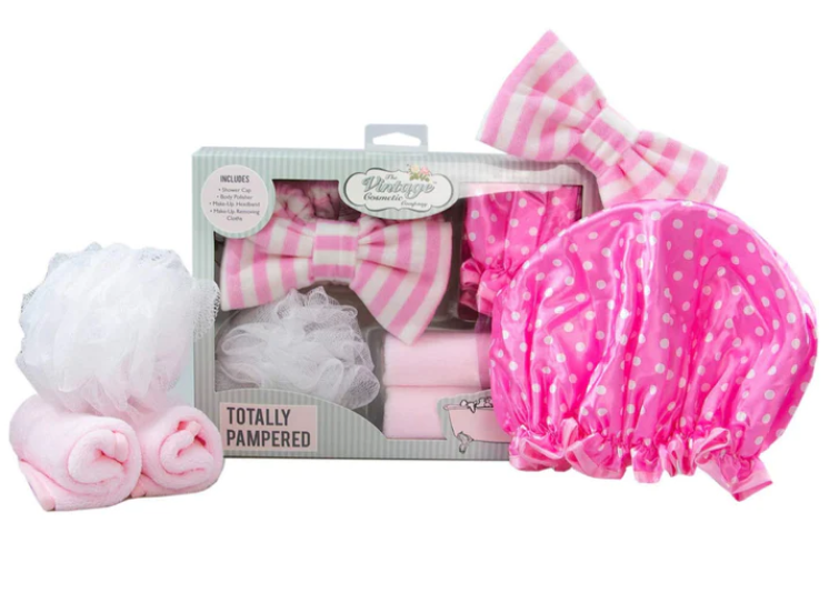 Pink Totally Pampered Essential Bath Gift Set – Splendor Beauty Emporium